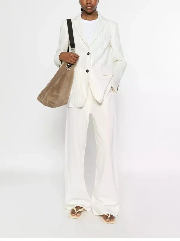 Max Mara Striped Button Jacket