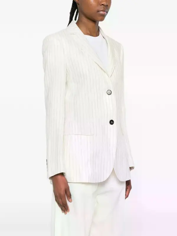 Max Mara Striped Button Jacket