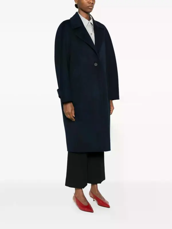 JOSEPH Franco Single-breasted Coat - Blue