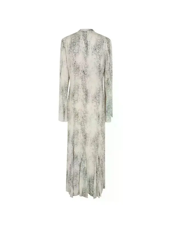 Federica Tosi Snakeskin-pattern Dress