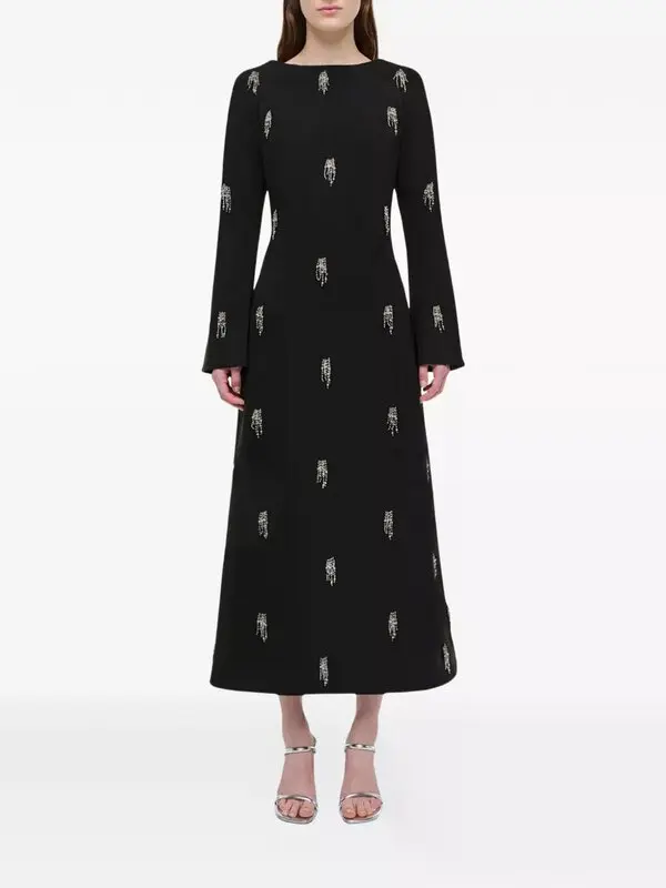 Simkhai Coretta Long-sleeve Midi Dress