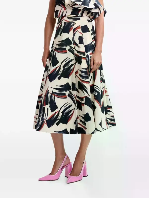 Essentiel Antwerp Printed Midi Skirt