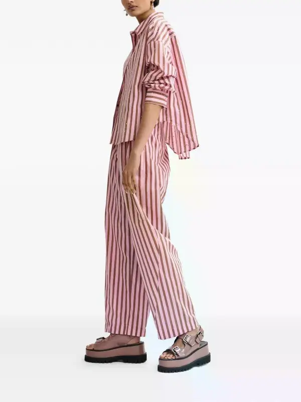 Essentiel Antwerp Striped Rhinestone Shirt