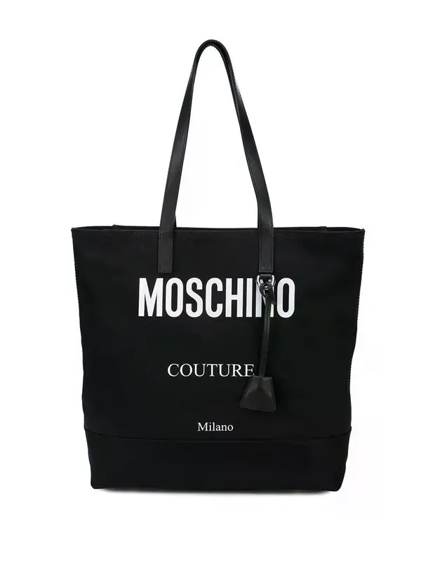 Moschino Logo Tote Bag - Black