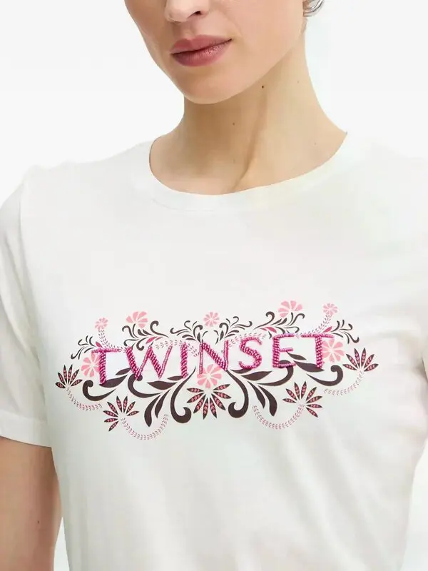 TWINSET Floral-motif T-shirt