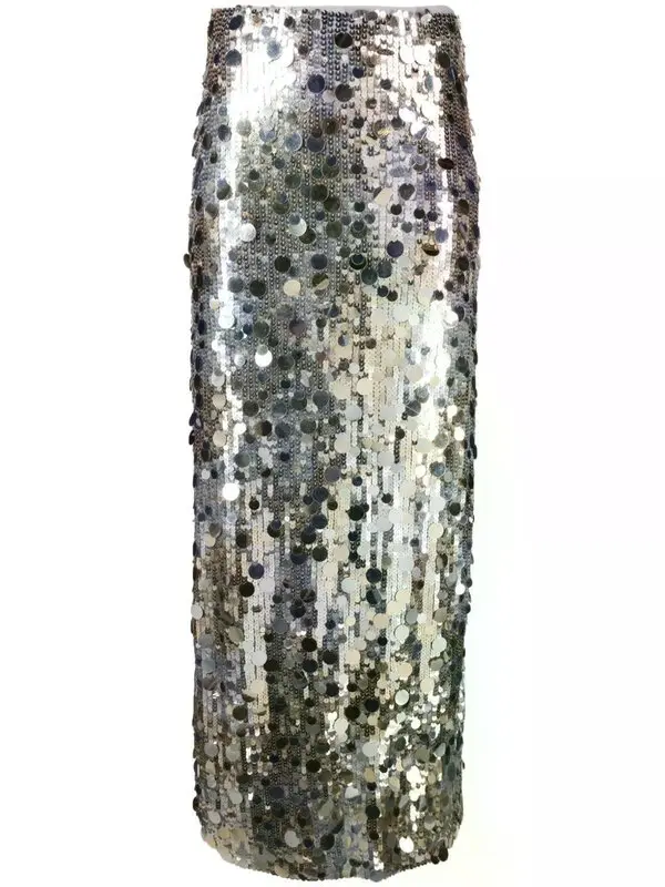 P.a.r.o.s.h Paillette-embellished High-waisted Skirt