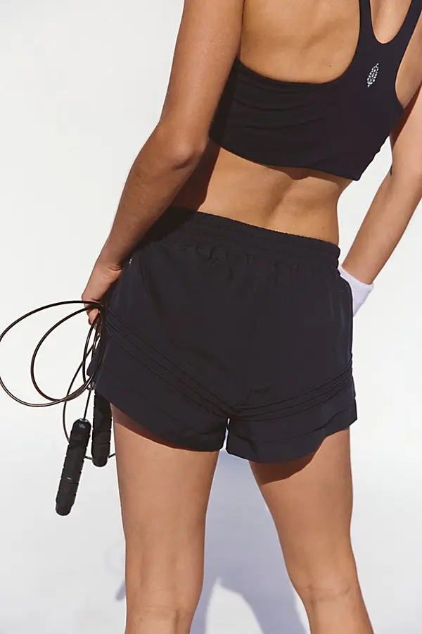 Free People Check It Out Shorts - Black