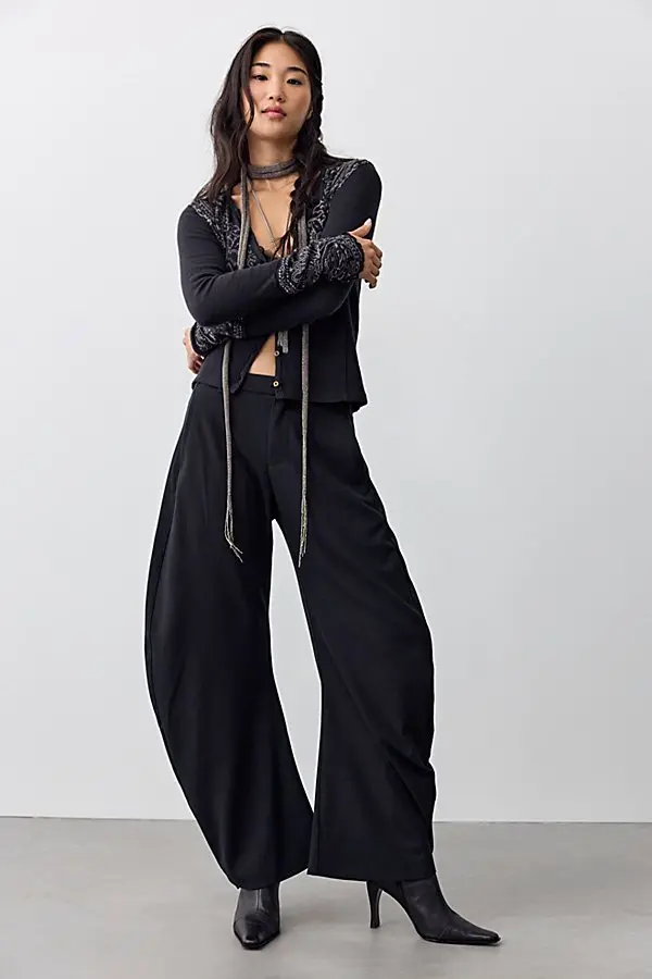 Free People Spotlight Trousers - Black