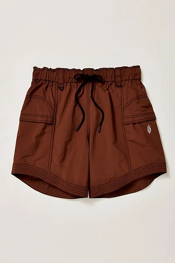 Free People In The Wild Long Hike Shorts - Argan Oil