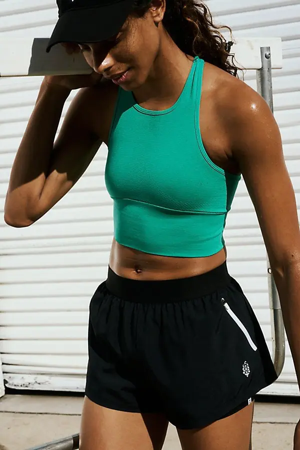 Free People Stinger Run Shorts - Black Combo