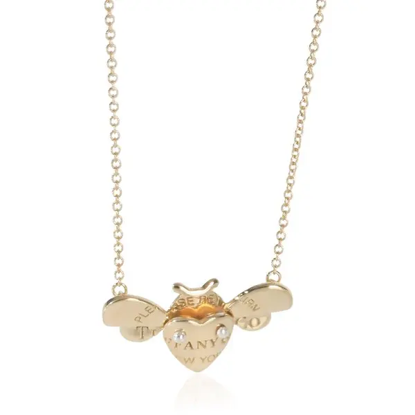 Tiffany & Co. Yellow Gold And Sterling Silver Return To Love Bug Necklace - Yellow_gold/sterling_silver