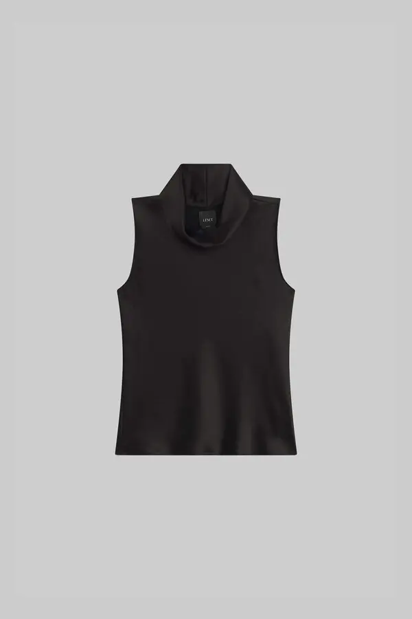 LESET Barb Sleeveless Cowl Neck