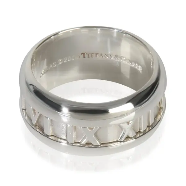 Tiffany & Co. Sterling Silver Atlas Band Ring - Sterling_silver