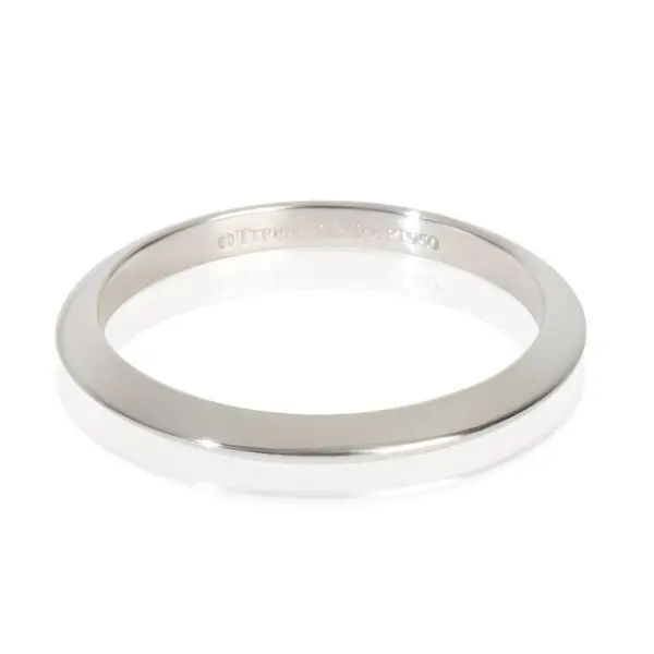 Tiffany & Co. Knife Edge Band - Platinum