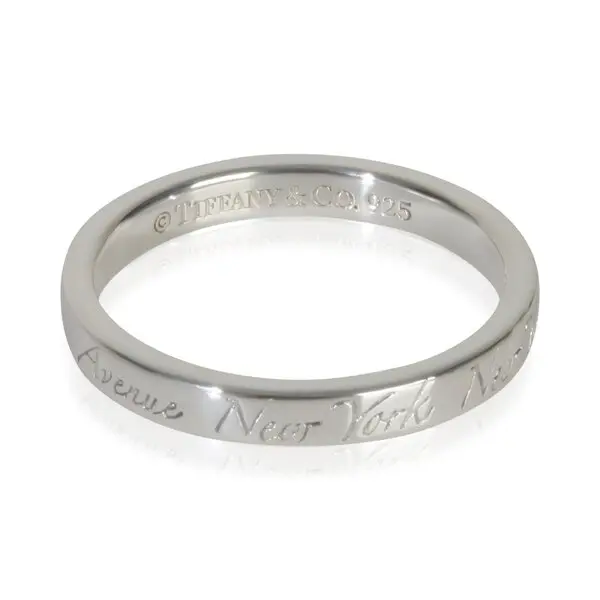 Tiffany & Co. Sterling Silver Notes Ring - Sterling_silver