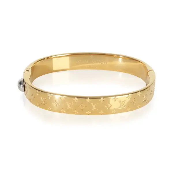 LOUIS VUITTON Gold-plated Nanogram Bracelet - Gold_plated