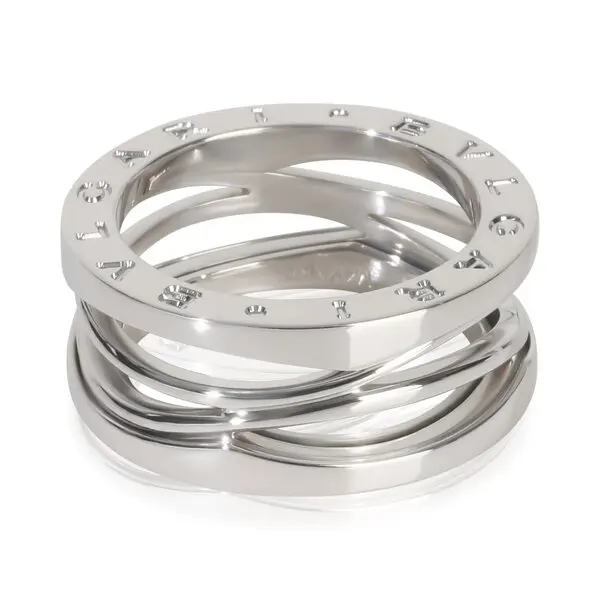 BVLGARI 18k White Gold B.zero1 Legend Ring - White_gold