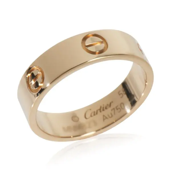 CARTIER Yellow Gold Love Band Ring
