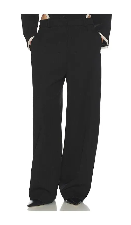 HELSA Straight Trouser - Black