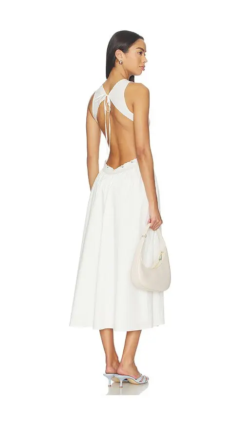 Frankies Bikinis Soleil Cotton Midi Dress