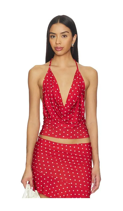 BELLA VENICE X Revolve Elsa Top - Red