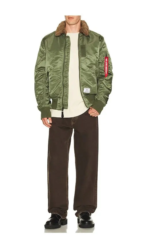 Alpha Industries B-15 Mod Flight Jacket - Green