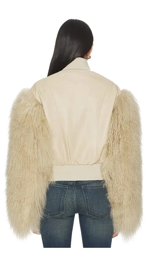 OW Leather And Fur Jacket