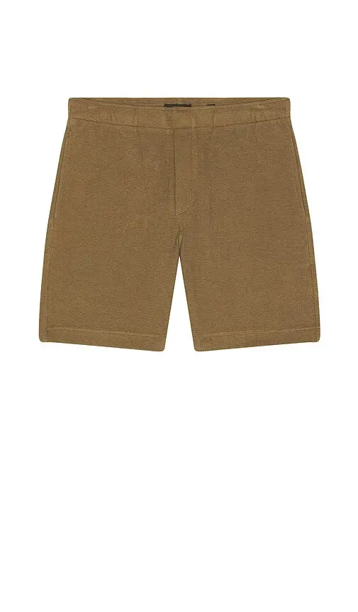 Vince Boucle Elastic Waist Short - Green
