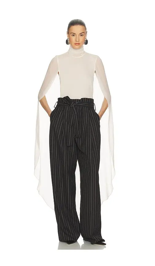 HELSA Georgette Cape Top