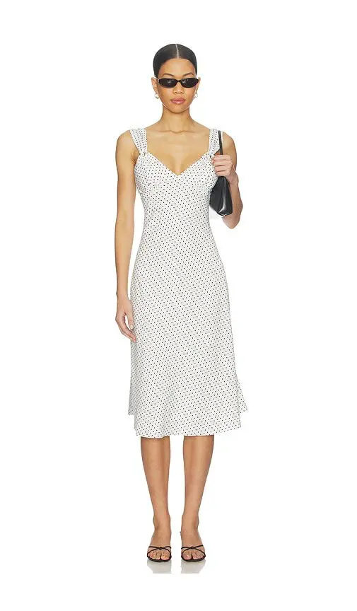 Frankies Bikinis Aurora Satin Midi Dress