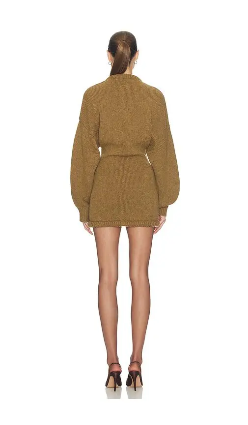 HELSA Vilde Micro Mini Dress - Olive