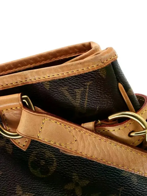 LOUIS VUITTON Batignolles Handbag Monogram Canvas Vertical Tote Bag