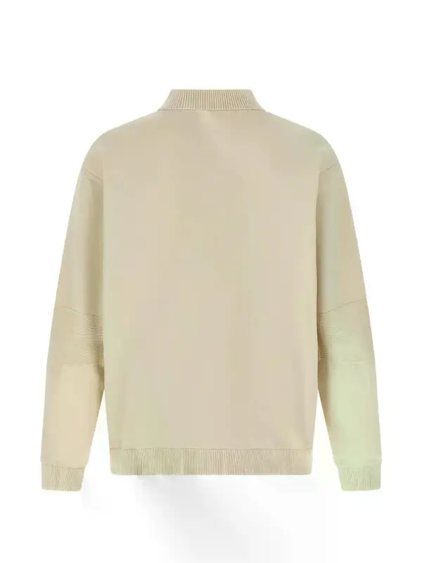 BOSS Ribbed Zip-up Bomber Jacket