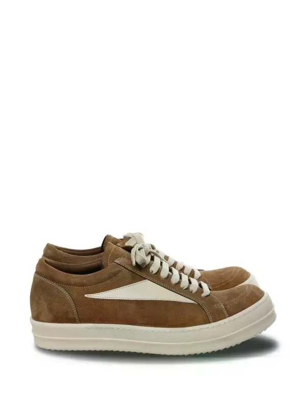 Rick Owens Temple Vintage Sneaks Lace-up Sneakers - Brown
