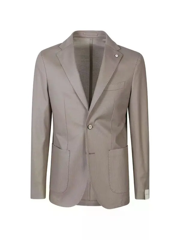 L.B.M. 1911 Jack Textured Blazer - Neutrals