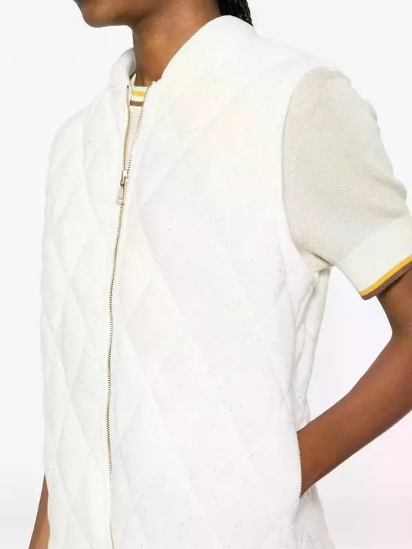 Fabiana Filippi Quilted Zip Vest