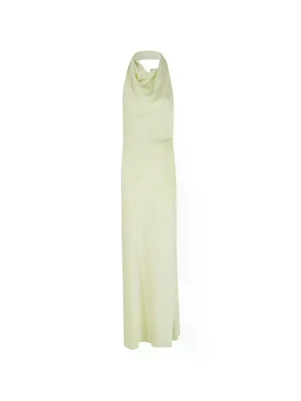 Simkhai Halterneck Cowl-neck Maxi Dress