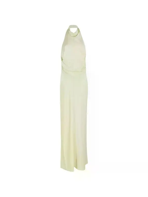 Simkhai Halterneck Cowl-neck Maxi Dress