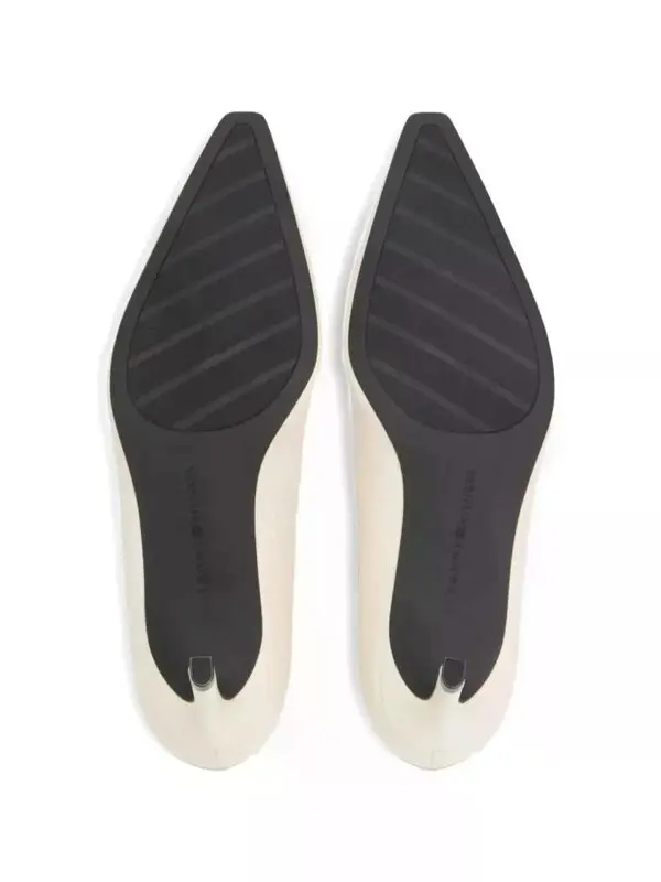 Tommy Hilfiger Pointed Leather Heeled Pumps