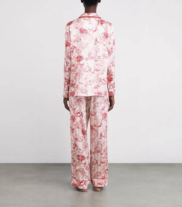 Harrods Silk Toile Pyjama Set