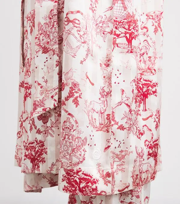 Harrods Silk Toile Robe