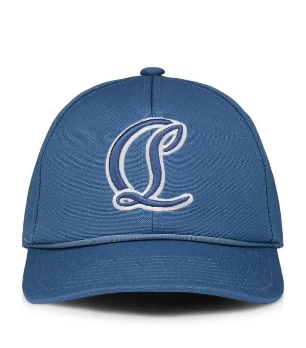 CHRISTIAN LOUBOUTIN Mooncrest Baseball Cap - Navy