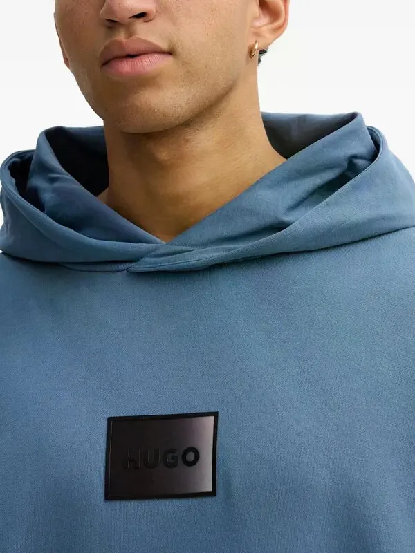 Hugo Hooded Pullover With Patch