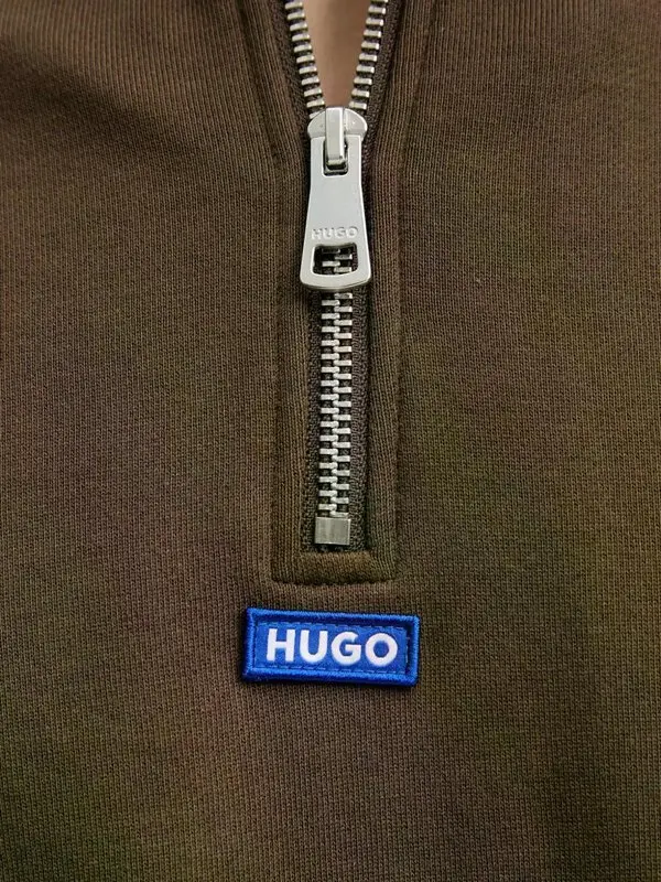 Hugo Zip-neck Sweatshirt