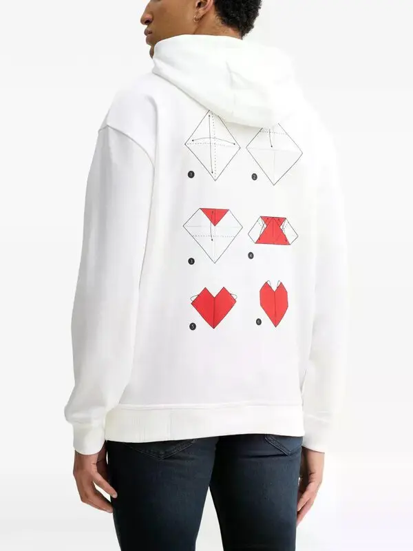 Hugo Heart-graphic Hoodie