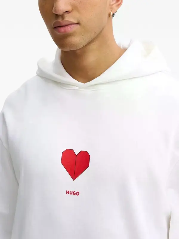 Hugo Heart-graphic Hoodie