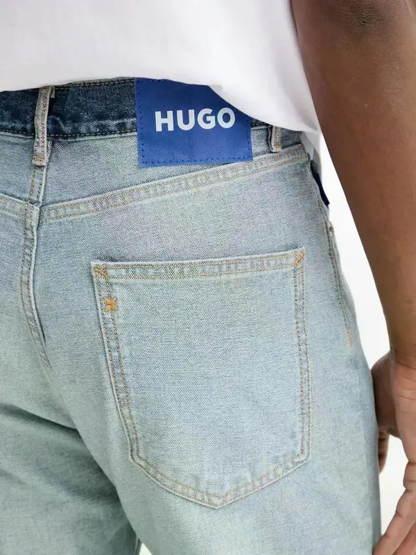 Hugo Five-pocket Straight Leg Jeans