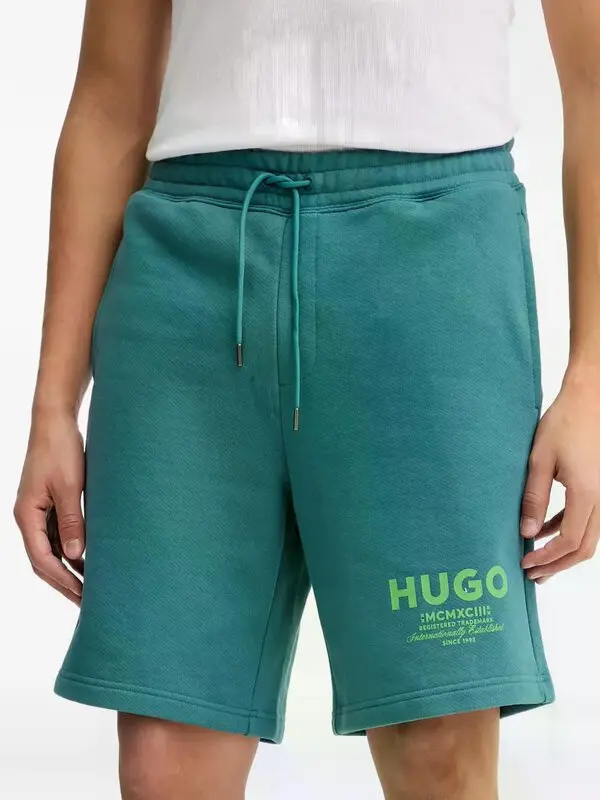 Hugo Logo Drawstring Shorts