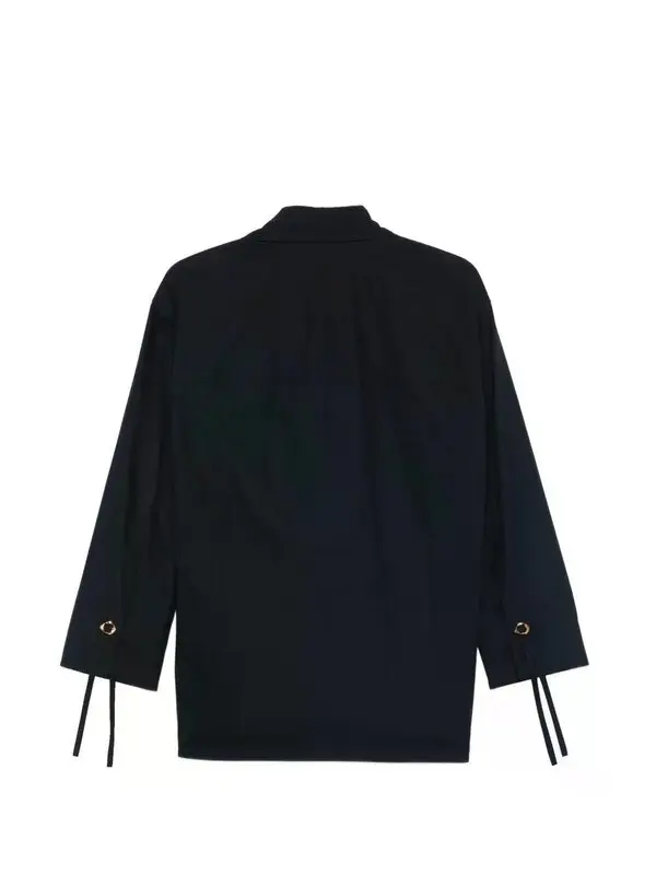 Agnona Buttoned Tie-detail Shirt