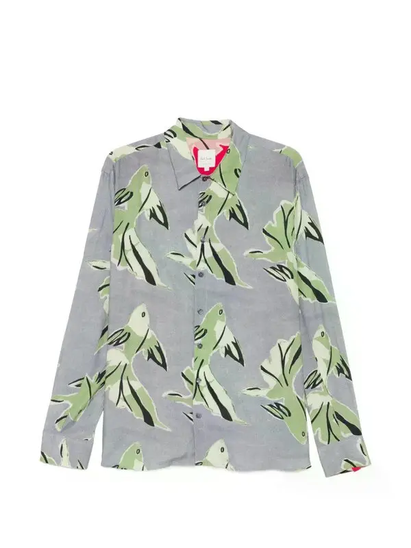 Paul Smith Print Buttoned Shirt